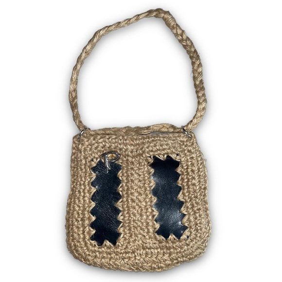 Pappagallo | Bags | Pappagallo By Aigner Italian Raffia Woven Rope ...